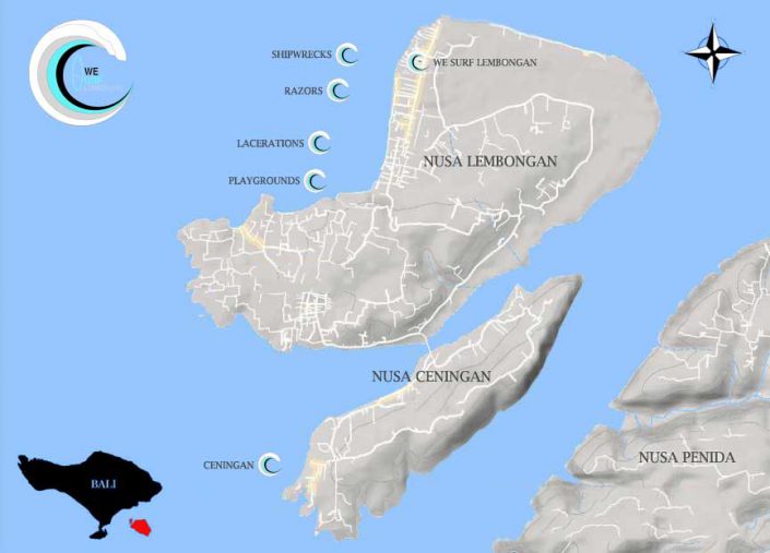Nusa Lembongan Surf Spots - We Surf Lembongan